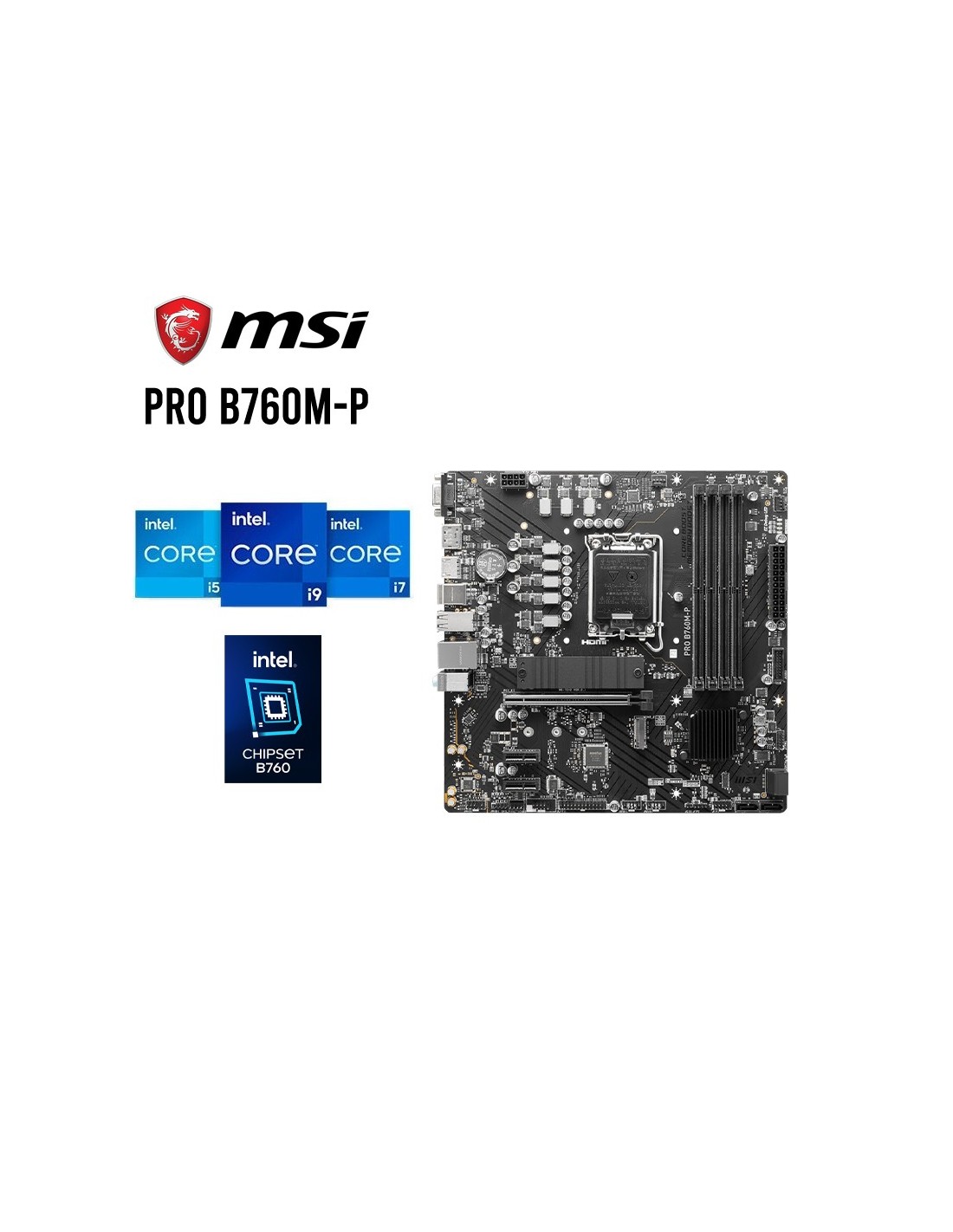 MAINBOARD MSI B550M PRO-VDH WIFI ( 911-7C95-048 ) AM4