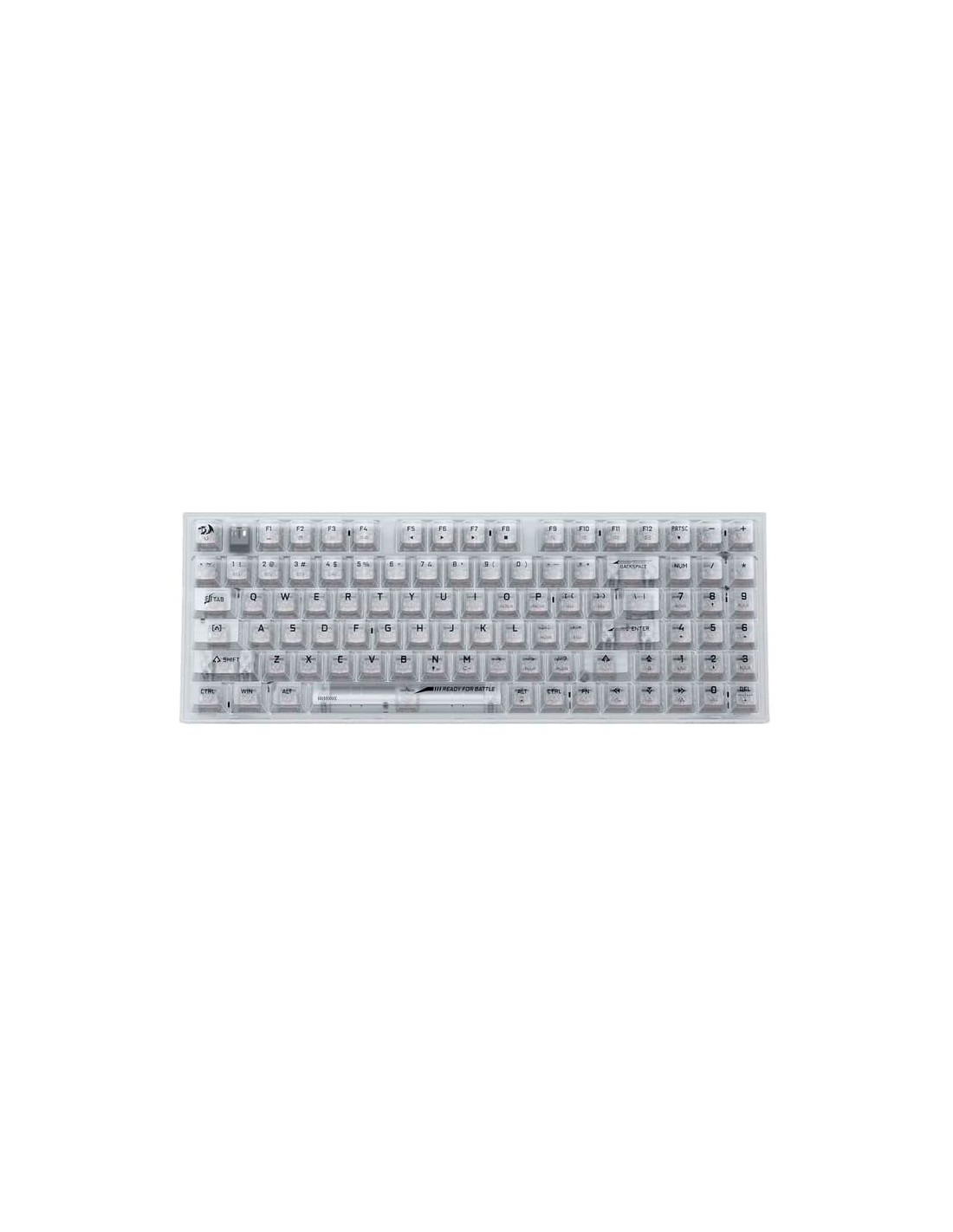 TECLADO GAMER REDRAGON POLLUX PRO ( K628CT-RGB-PRO ) SWITCH ICE SILVER ...