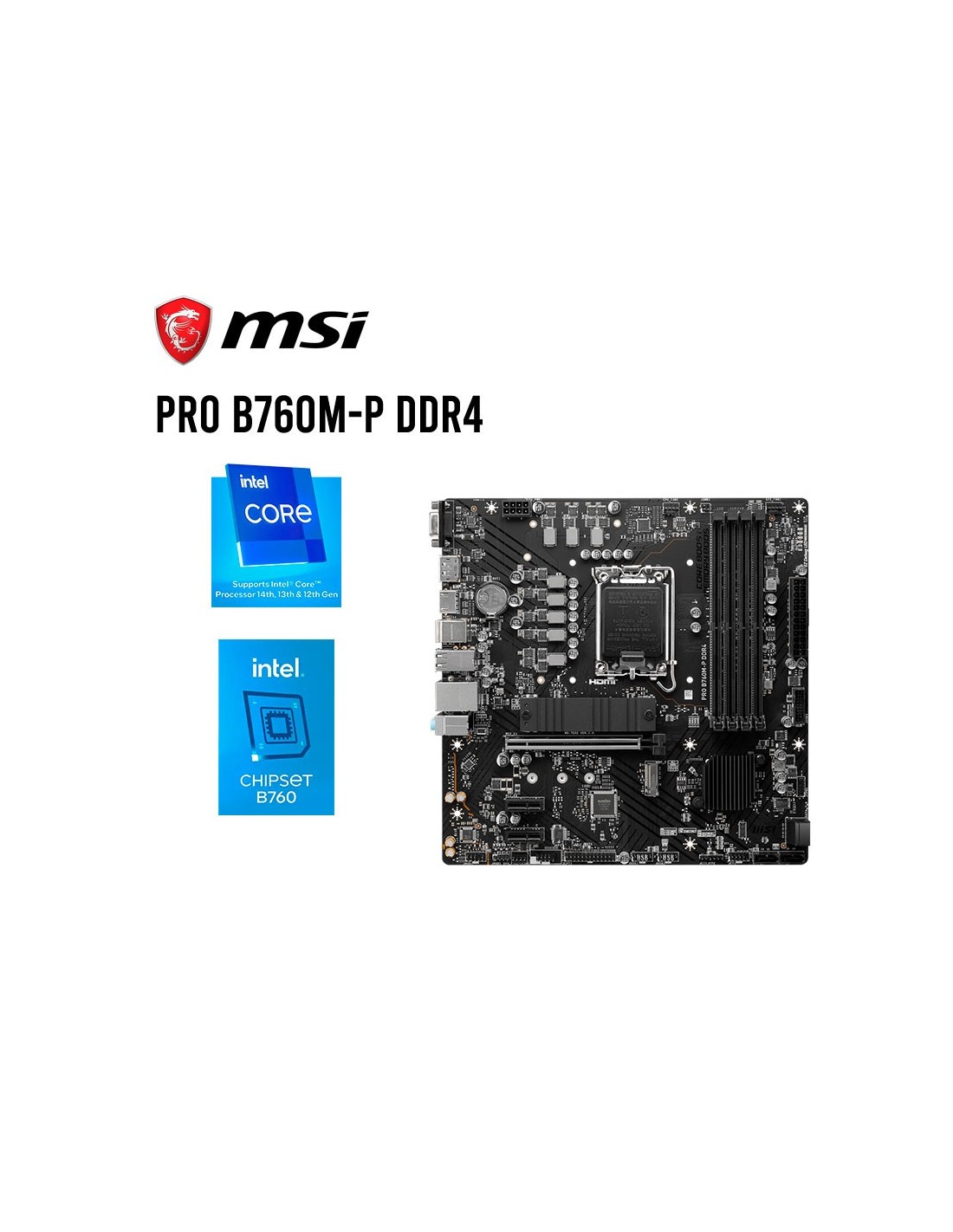 MAINBOARD MSI B550M PRO-VDH WIFI ( 911-7C95-048 ) AM4