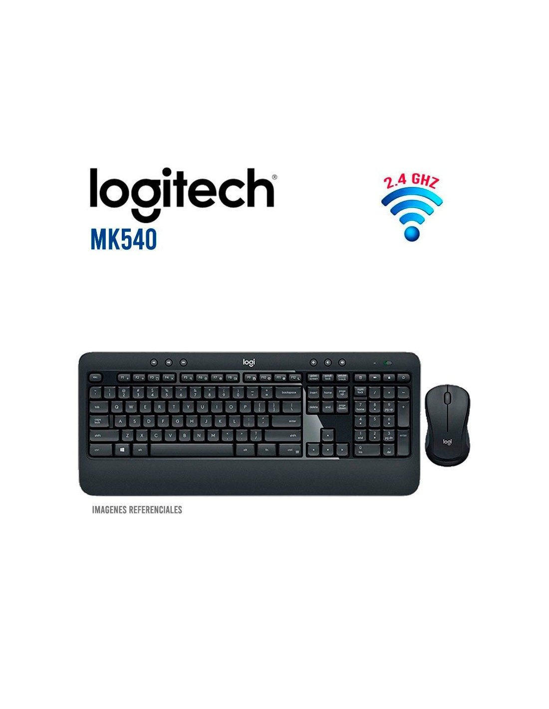 KIT LOGITECH MK220 (920-004430) WIRELESS | TECLADO + MOUSE - Logitech